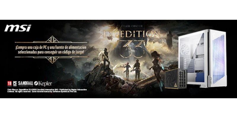 Juego Clair Obscur por la compra de productos MSI | BEEP